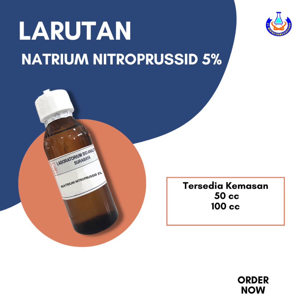 NATRIUM NITROPRUSSID 5% - PT MEDIKA FARMA ALKESINDO