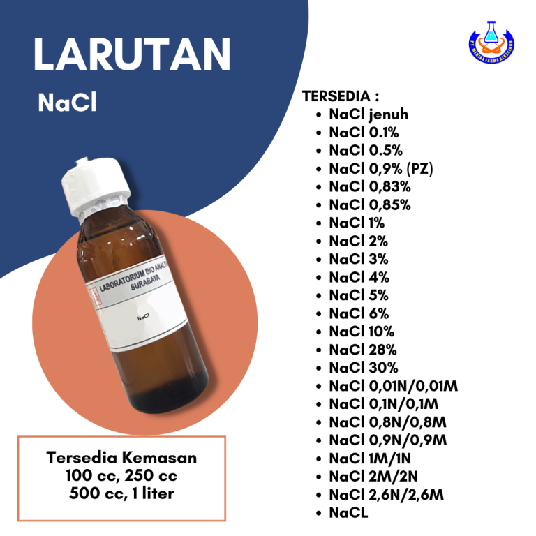 NaCl 30% - PT MEDIKA FARMA ALKESINDO